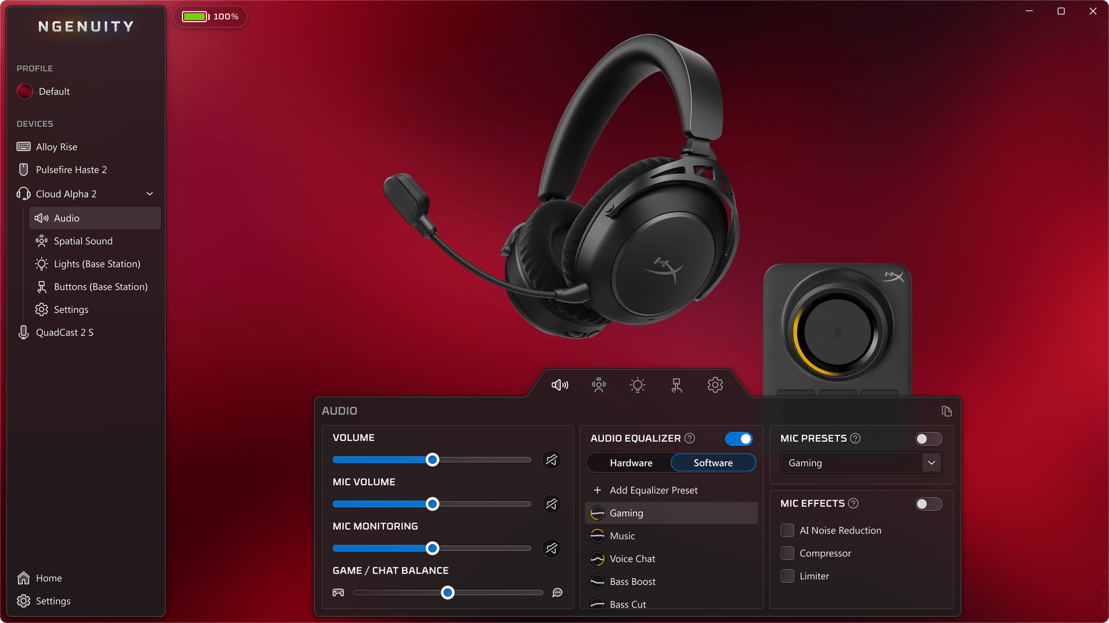 HyperX NGENUITY-Software – HyperX DE