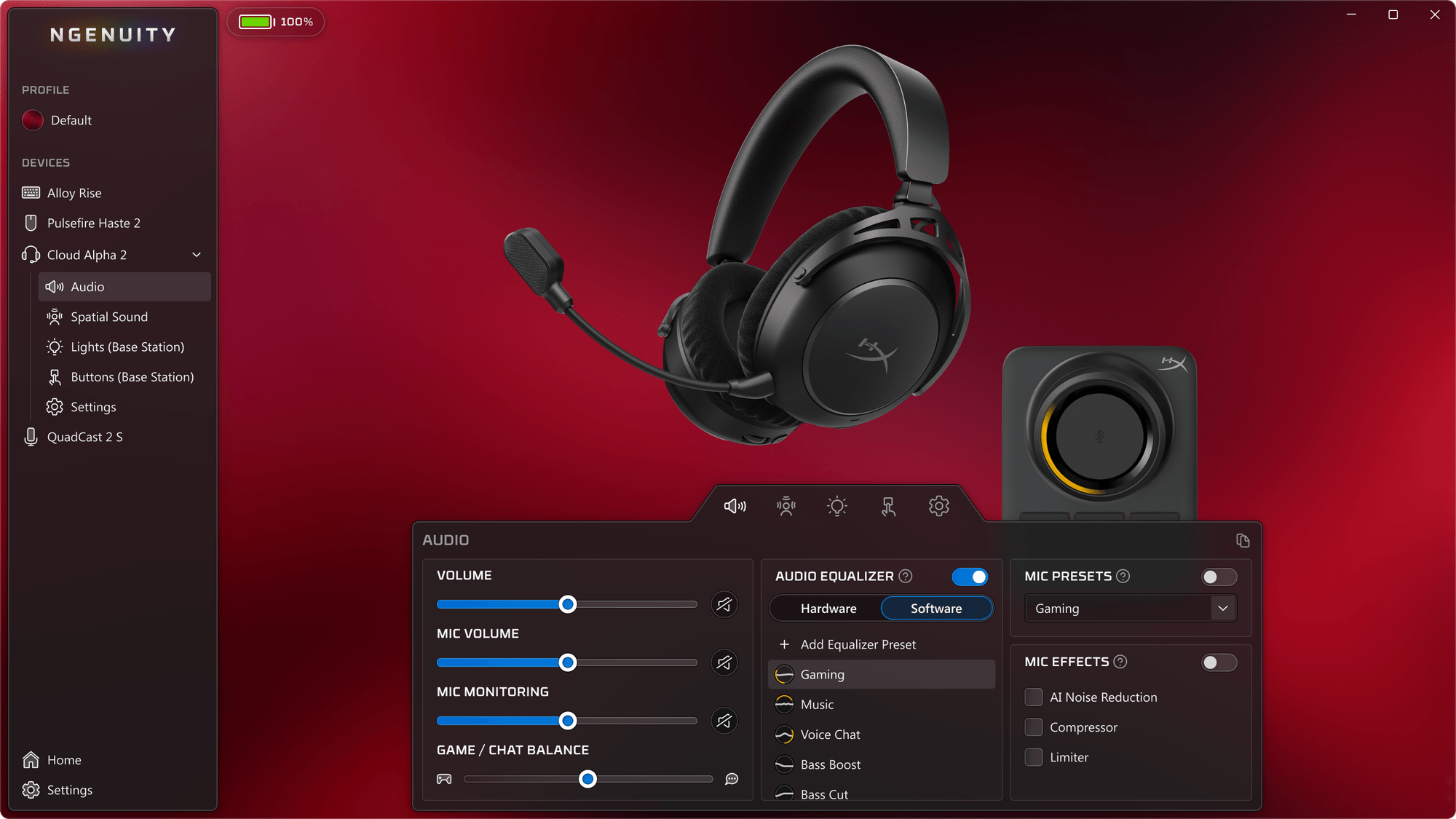 HyperX NGENUITY-Software – HyperX DE