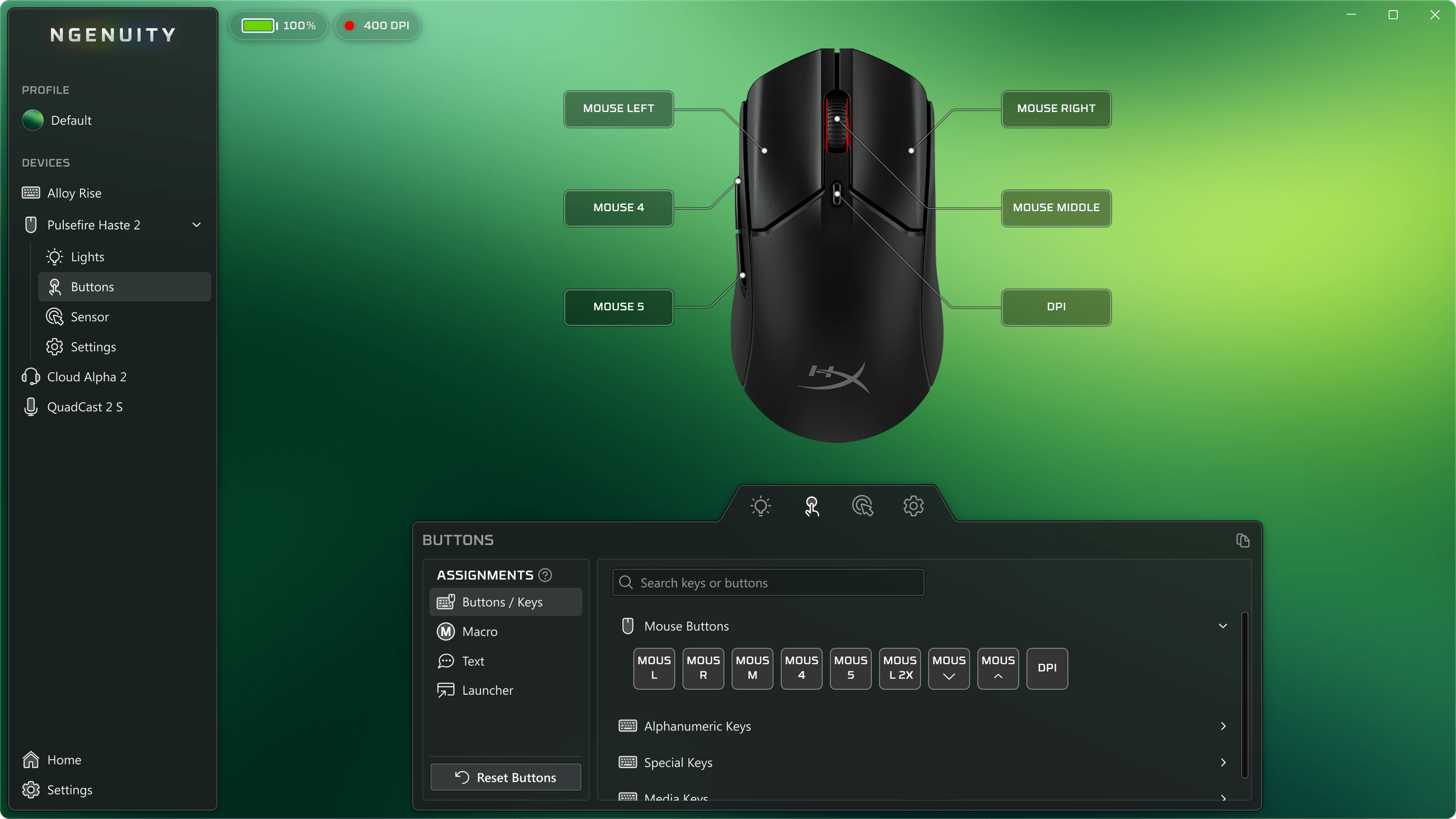 HyperX NGENUITY-Software – HyperX DE