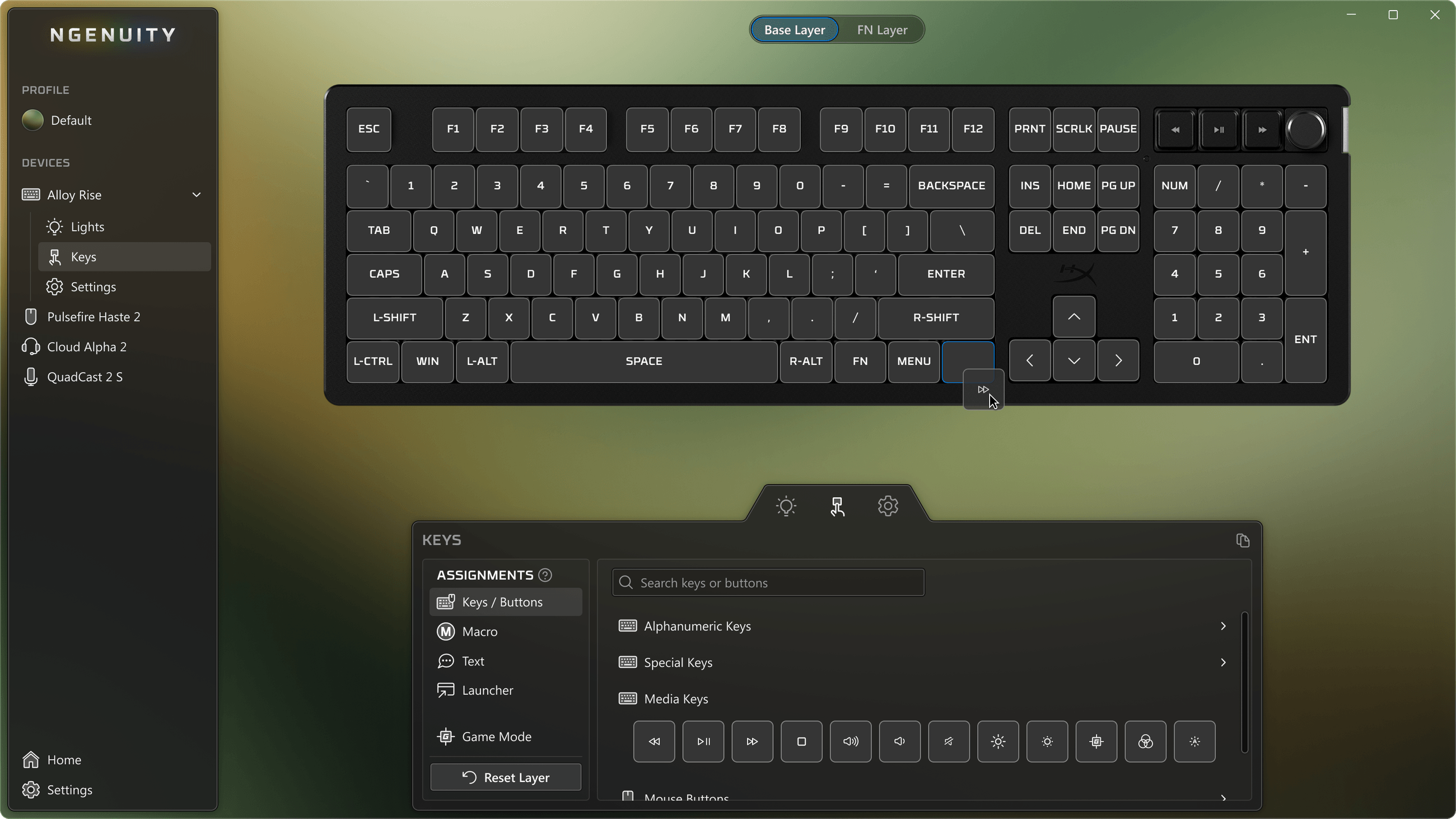HyperX NGENUITY-Software – HyperX DE